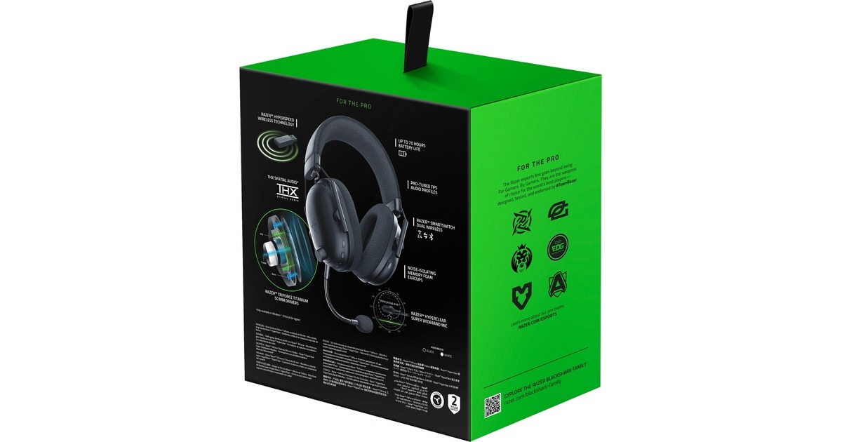 Razer BlackShark V2 Pro over-ear gaming headset Zwart, Pc, PlayStation ...
