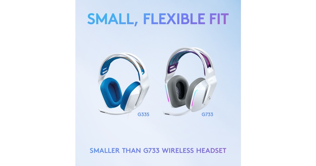 Logitech G335 Wired Gaming Headset Wit/blauw, Pc, PlayStation 4 ...