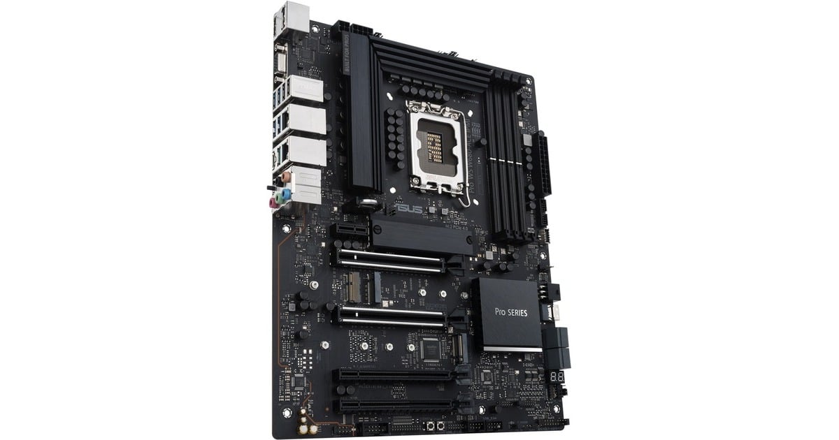 ASUS PRO WS W680-ACE IPMI socket 1700 moederbord Zwart, RAID, 2x 2,5Gb ...