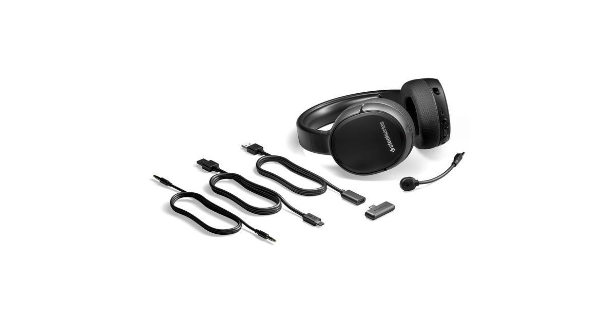 SteelSeries Arctis 1 Wireless over-ear gaming headset Zwart, Pc ...
