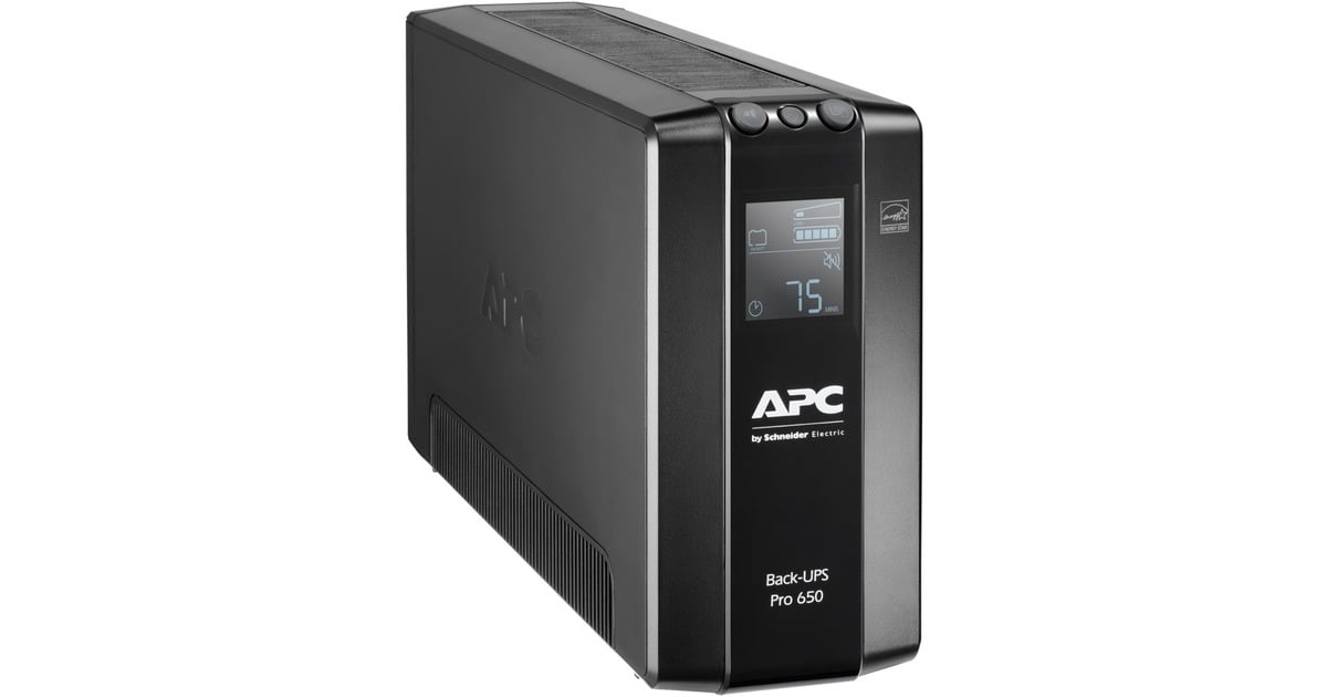 APC Back-UPS Pro 650VA, AVR, LCD ups Zwart, 5x C13, BR650MI