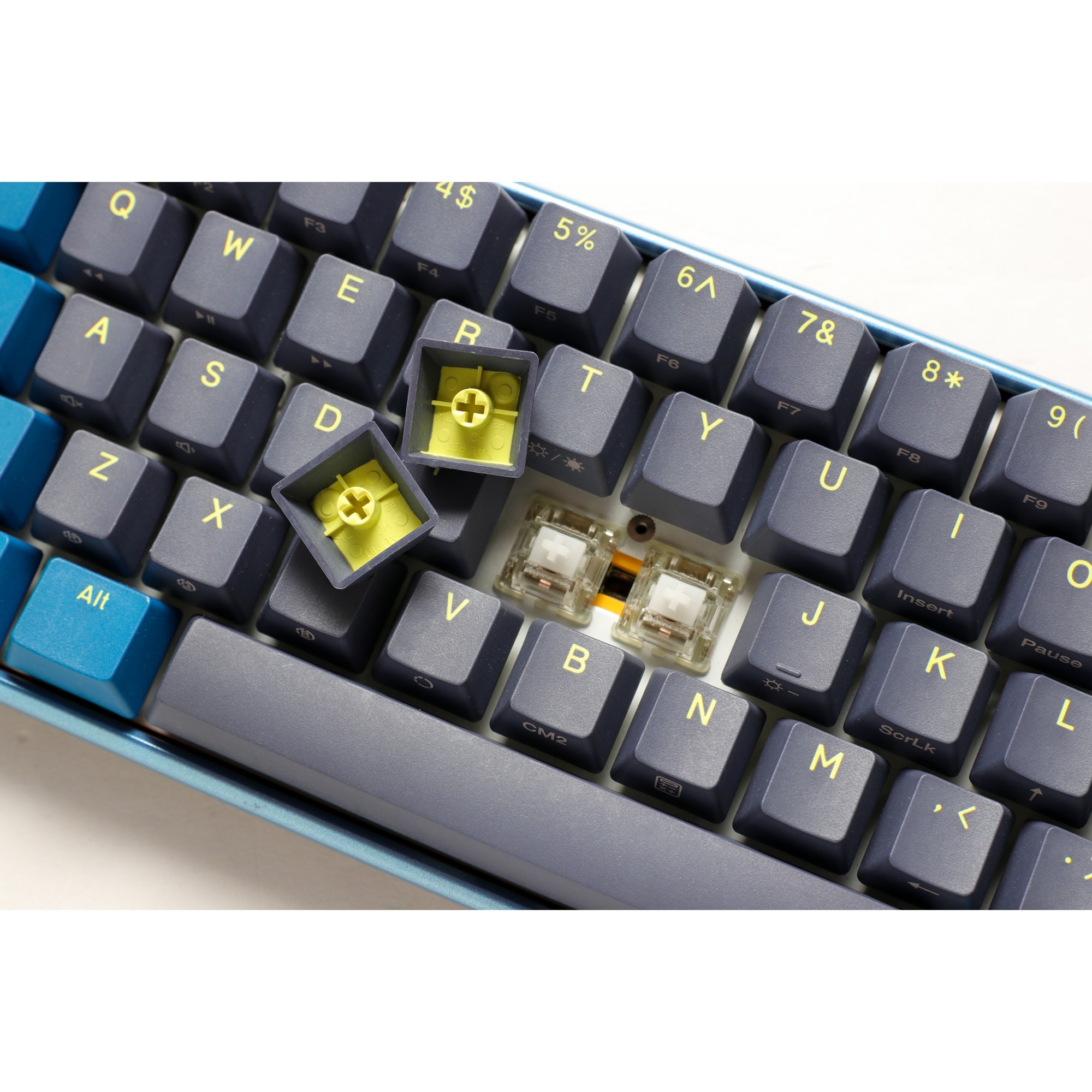 Ducky One 3 Daybreak Mini, toetsenbord Blauw/geel, US lay-out, Cherry ...